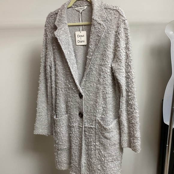DAVI & DANI | Jackets & Coats | Davi And Dani Long Jacket With Front ...